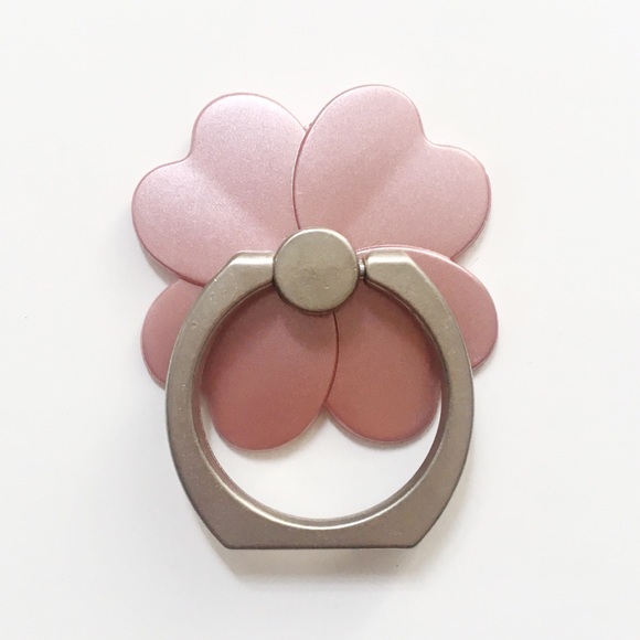 Accessories | 215 Flower Ring Pop Socket Rose Gold | Poshmark